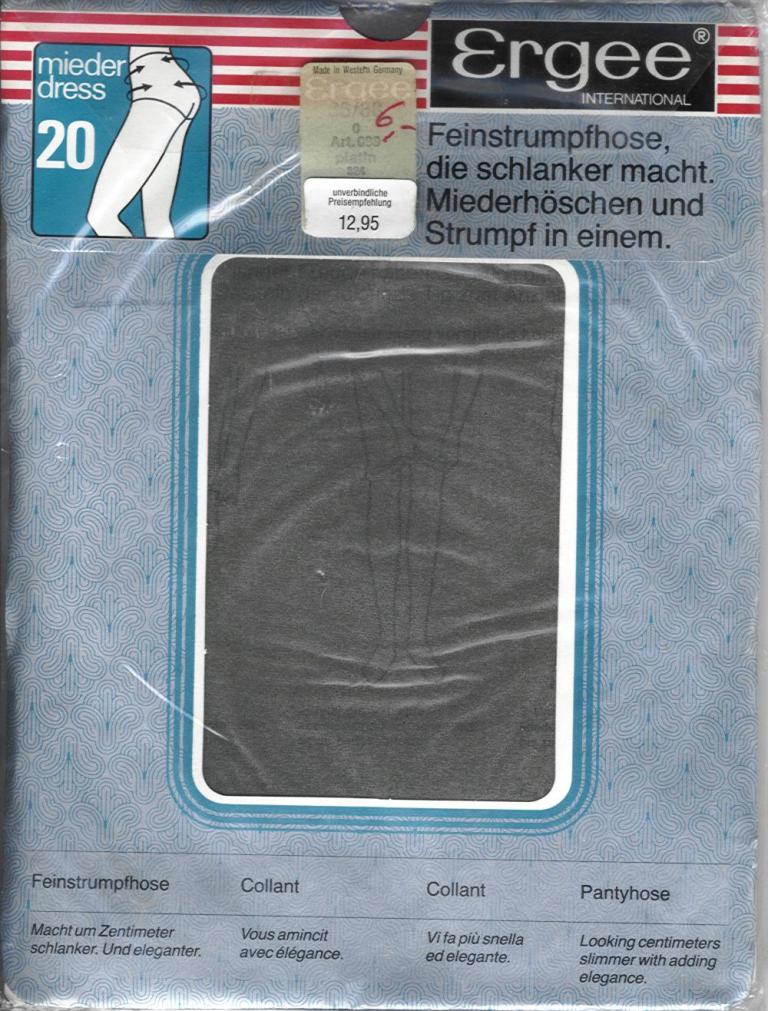Ergee Strumpfhose grau Gr. 36-38 - Legsware-Shop